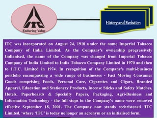 Itc - best selling products and competitors | PPTX