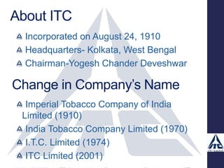 Product Mix of ITC | PPTX