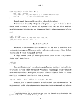 Practici comune pentru limbajul de programare în C | PDF