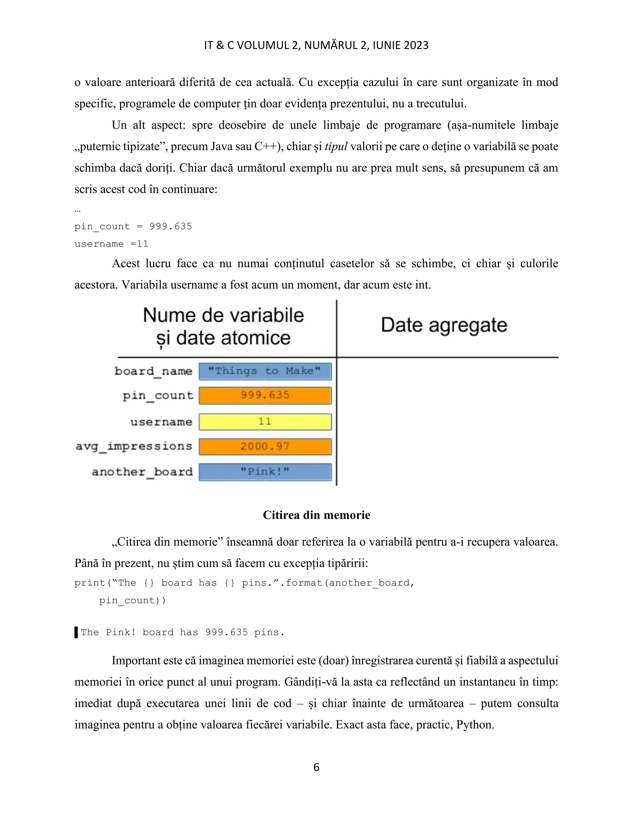 Imaginea memoriei în programarea cu Python | PDF