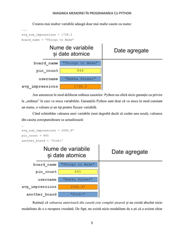 Imaginea memoriei în programarea cu Python | PDF