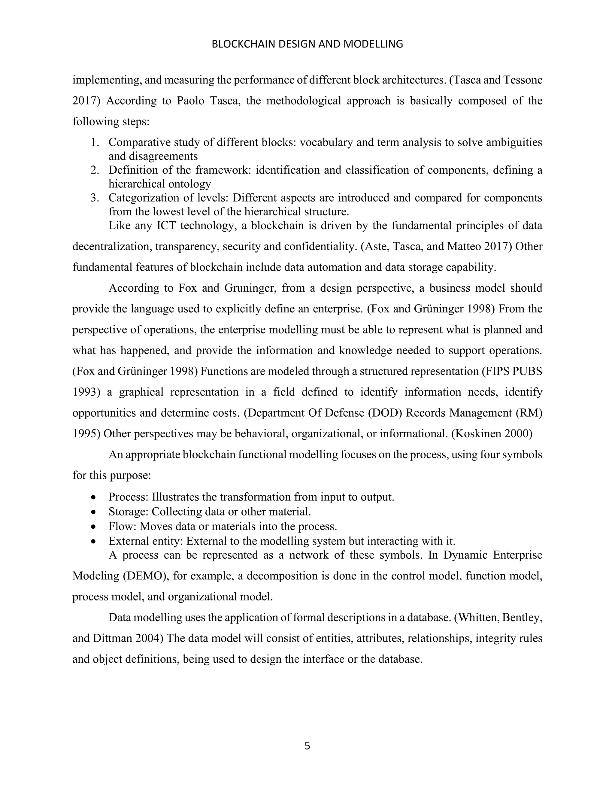 Blockchain Design and Modelling - Revista IT & C | PDF