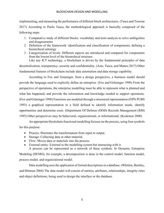 Blockchain Design and Modelling - Revista IT & C | PDF