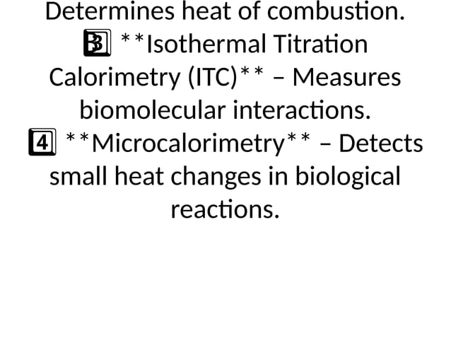 ISOTHERMAL TITRATION CALORIMETRY I T C | PPT