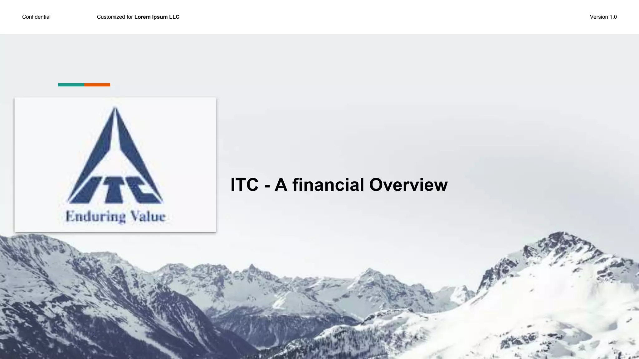 ITC : A financial overview | PPTX