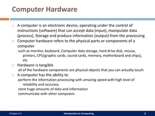 Itc chapter # 4 | PPTX
