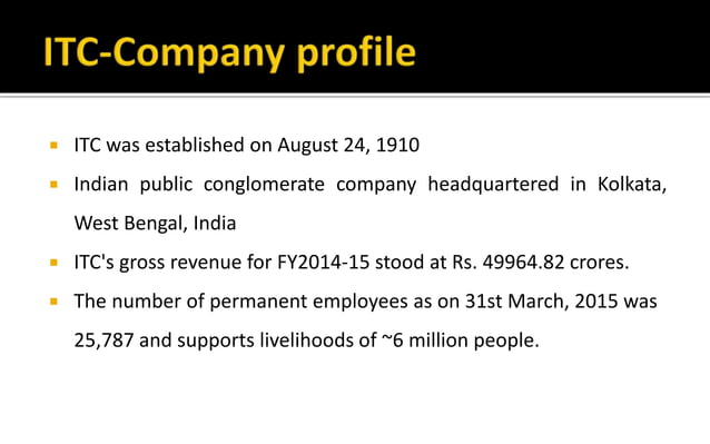 Itc cigarette distribution channel | PPTX