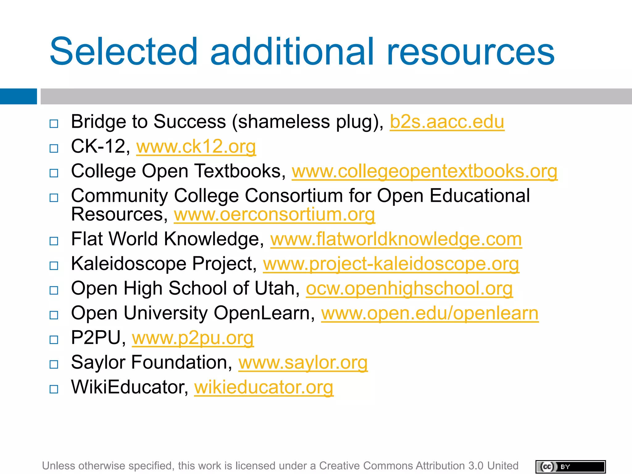 Demystifying Open Educational Resources | PPT Demystifying Open Educational Resources | PPT