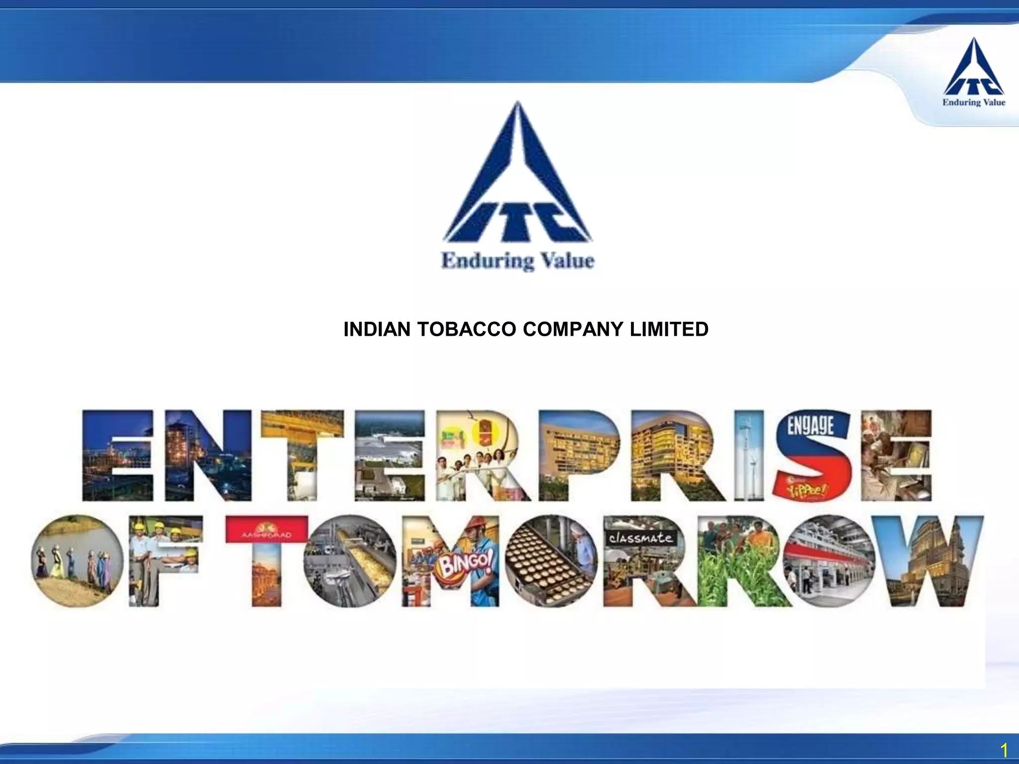 ITC Ltd- FMCG - Marketing Managemnt | PPTX