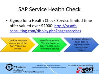 Mastering SAP Monitoring - Determining the Health of your SAP ...