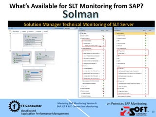 Mastering SAP Monitoring - SAP SLT & RFC Connection Monitoring | PDF