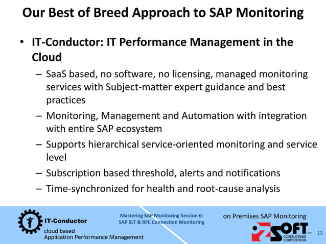 Mastering SAP Monitoring - SAP SLT & RFC Connection Monitoring | PDF