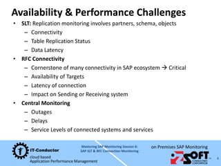 Mastering SAP Monitoring - SAP SLT & RFC Connection Monitoring | PDF