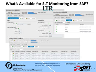 Mastering SAP Monitoring - SAP SLT & RFC Connection Monitoring | PDF