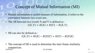 Applications of Information Theory | PPTX