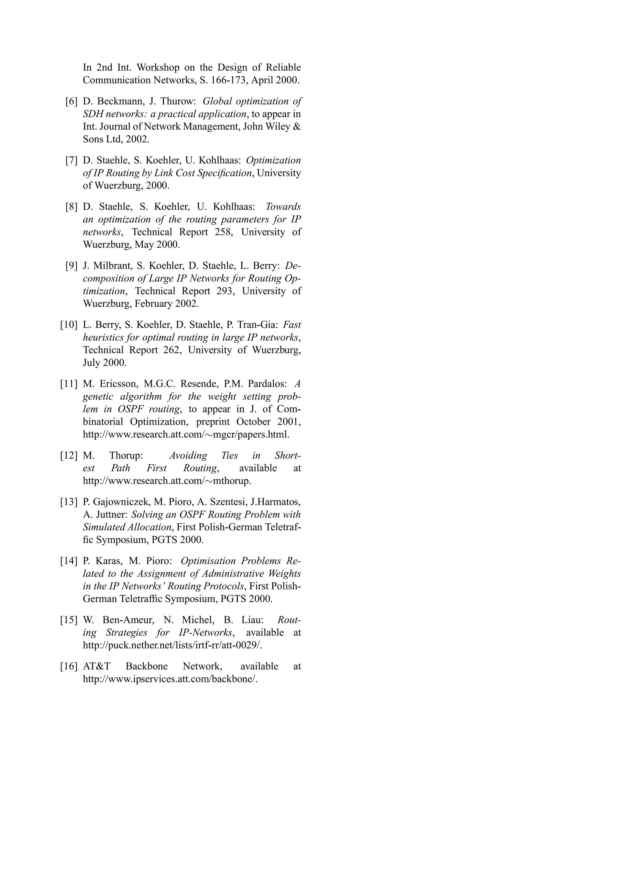 An Alternative Genetic Algorithm To Optimize Ospf Weights Pdf Computer Networking Computing