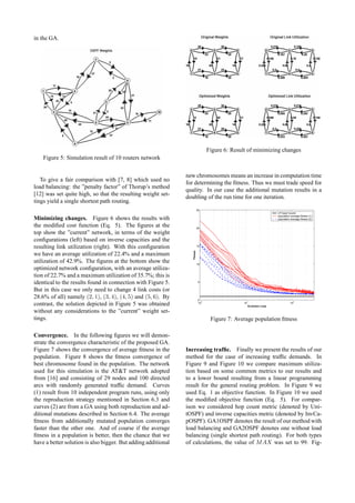 An Alternative Genetic Algorithm to Optimize OSPF Weights | PDF