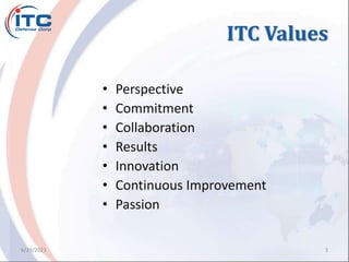 ITC vission and mission | PPT