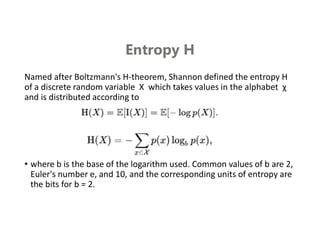 Information theory and coding first lecture | PDF