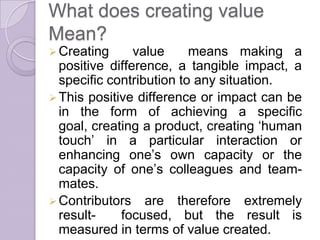 ppt of CPD(Focus on Value) | PPTX