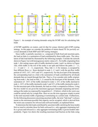Internet Traffic Engineering for Partially Uncertain Demands | PDF