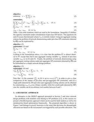 Dimensioning of Multi-Class Over-Provisioned IP Networks | PDF