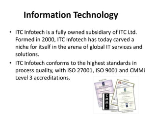 ITC Marketing mix and company overview | PPTX
