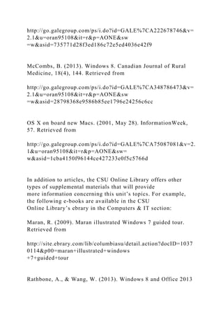 ITC 3001, Personal Computer Fundamentals 1 Course Lea.docx