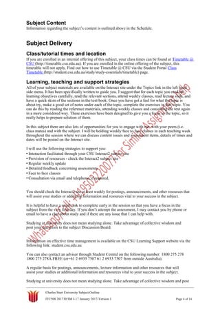 Itc508 objective modelling | PDF