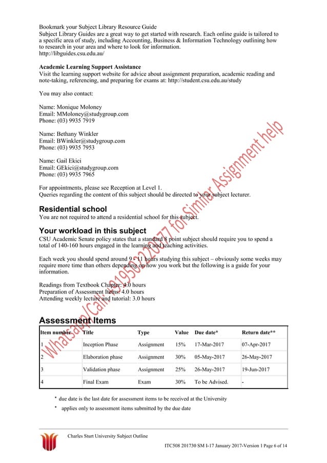 Itc508 objective modelling | PDF