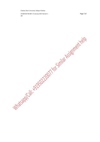 Itc508 objective modelling | PDF