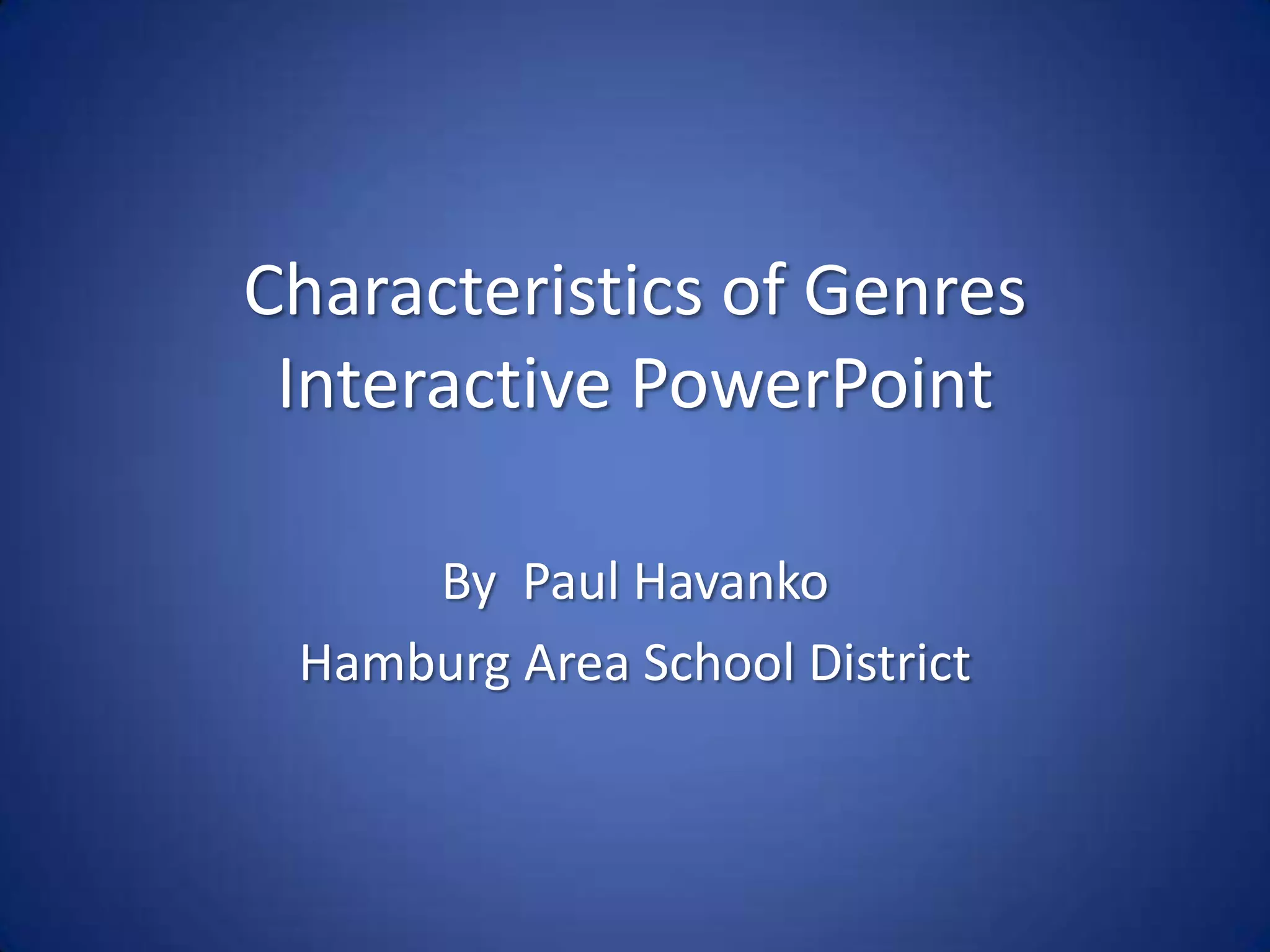 Itc 525 interactive power point rubric | PPT