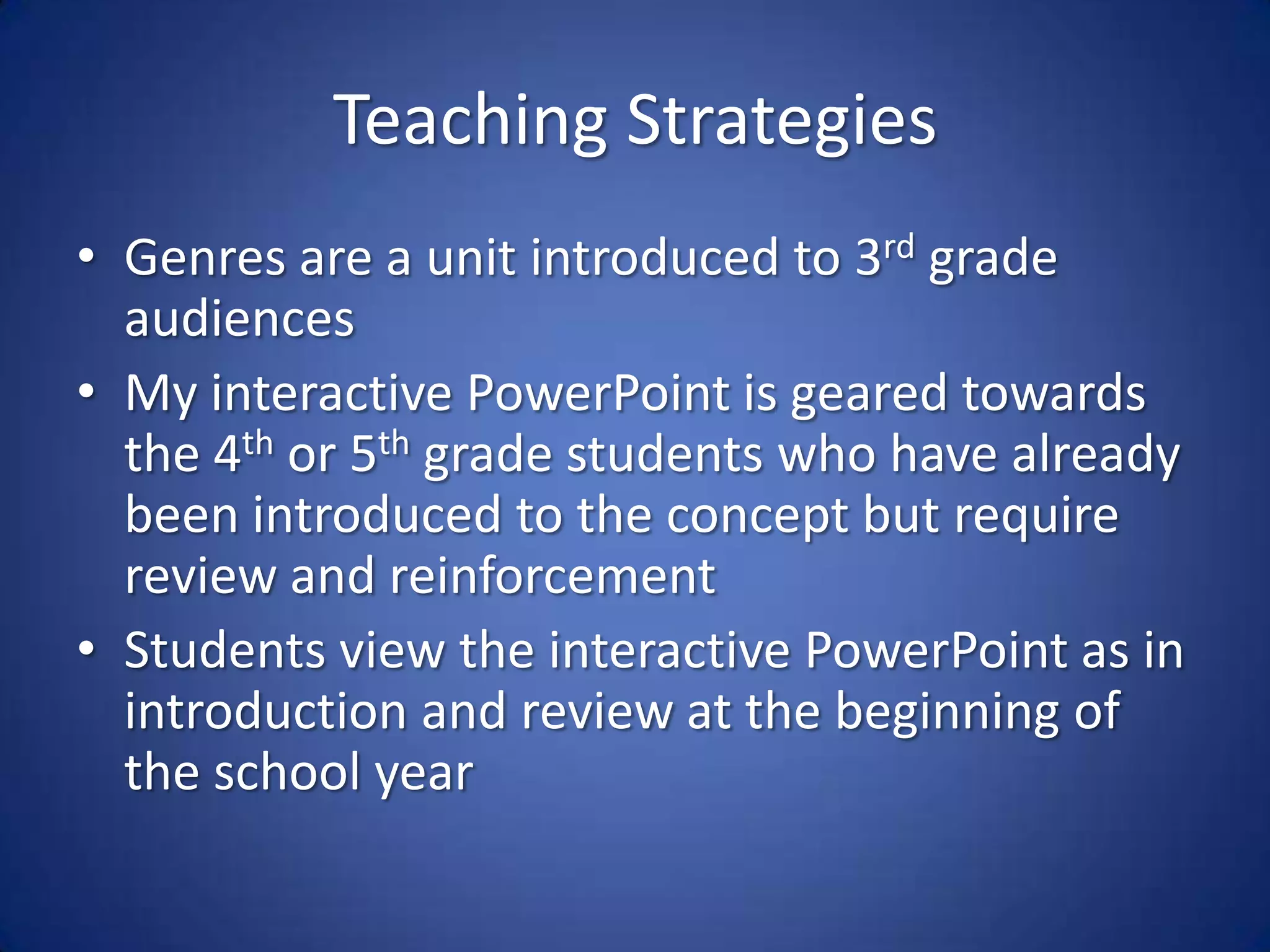 Itc 525 interactive power point rubric | PPT