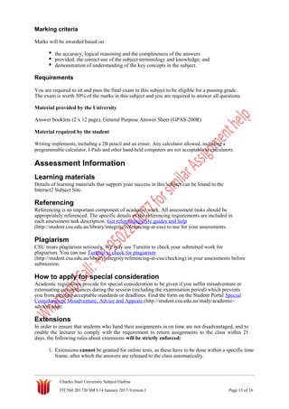 Itc560 201730 sm_i-14_january_2017-version_1 | DOC | Internet | Computing