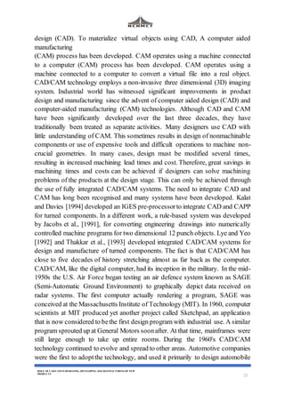 It cad&cam report | PDF
