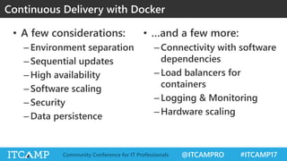 Docker adventures in Continuous Delivery - Alex Vranceanu | PPT