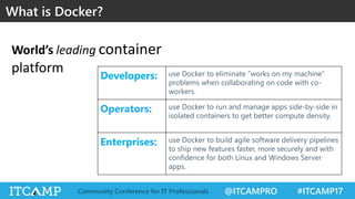 Docker adventures in Continuous Delivery - Alex Vranceanu | PPT