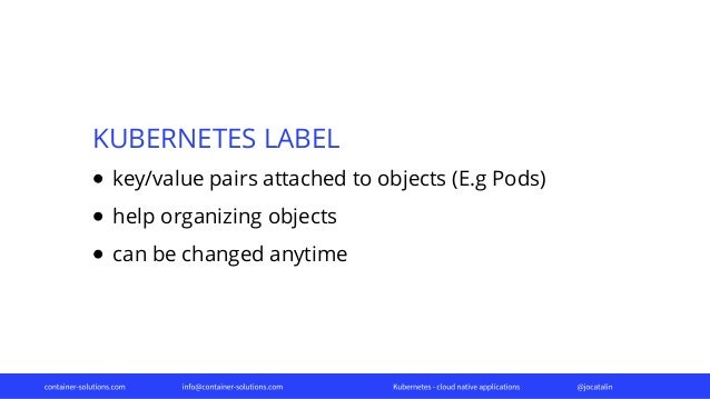 Kubernetes Cloud Native Application Orchestration Catalin Jora