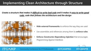 ITCamp 2019 - Florin Coros - Implementing Clean Architecture | PPT
