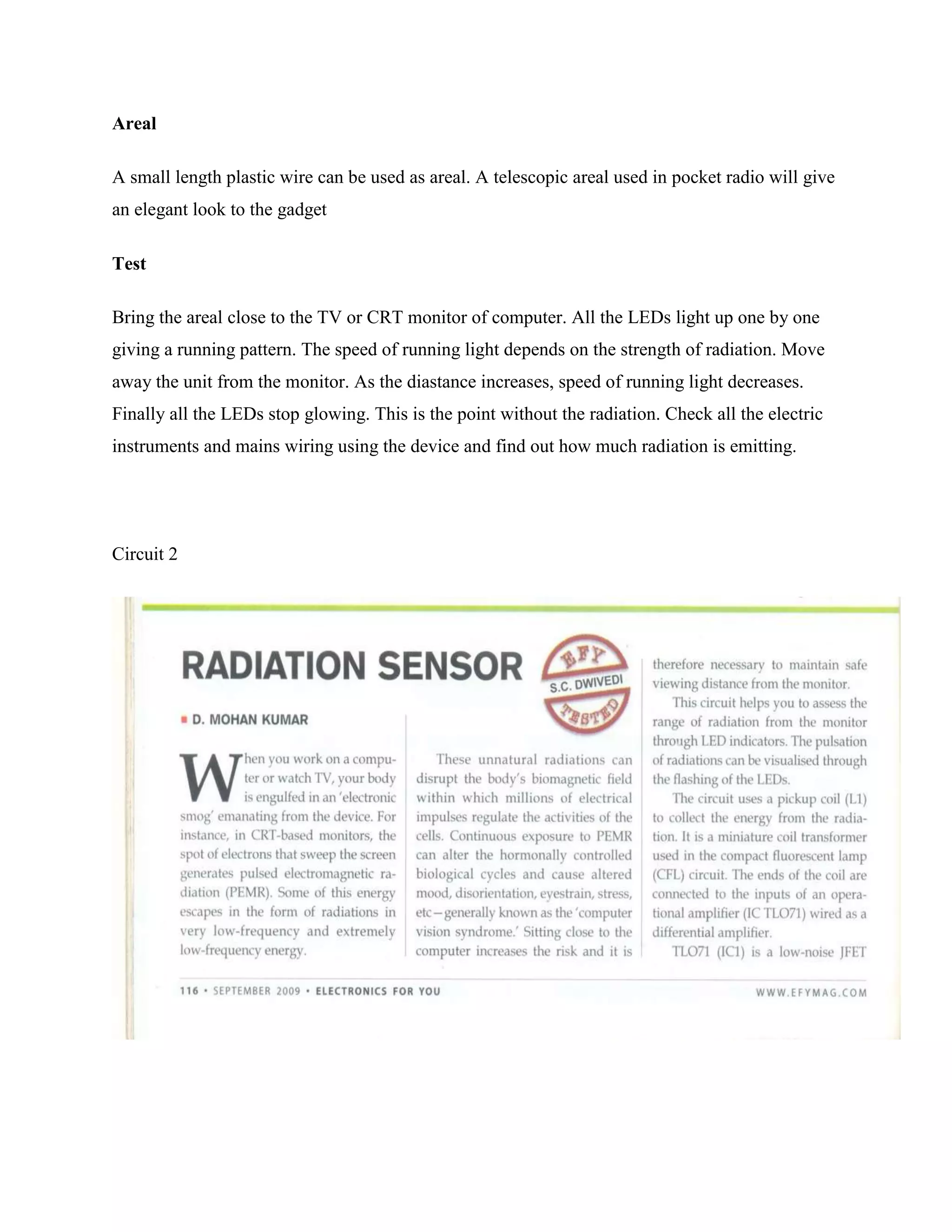 circuit for radiation sensor | DOCX