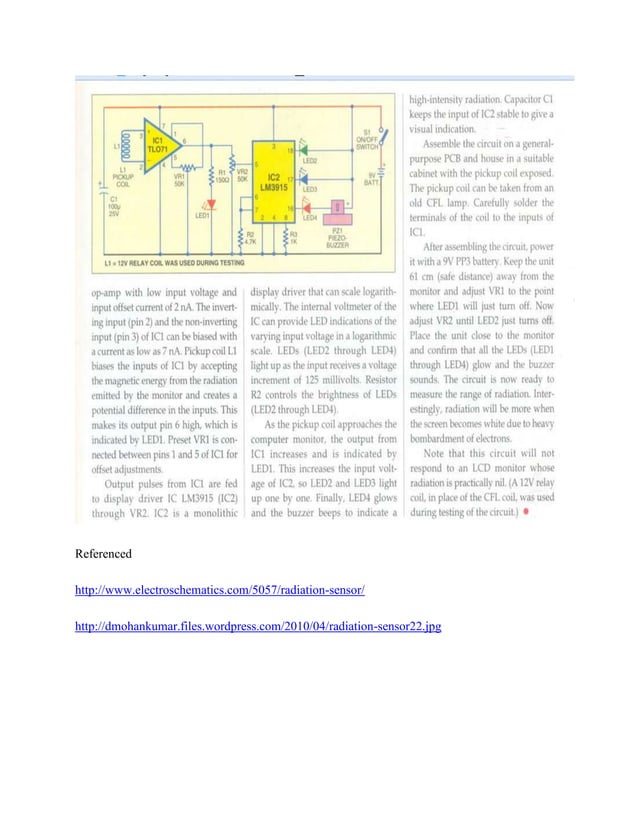 circuit for radiation sensor | DOCX