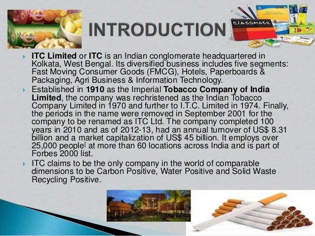 Itc and its management principle