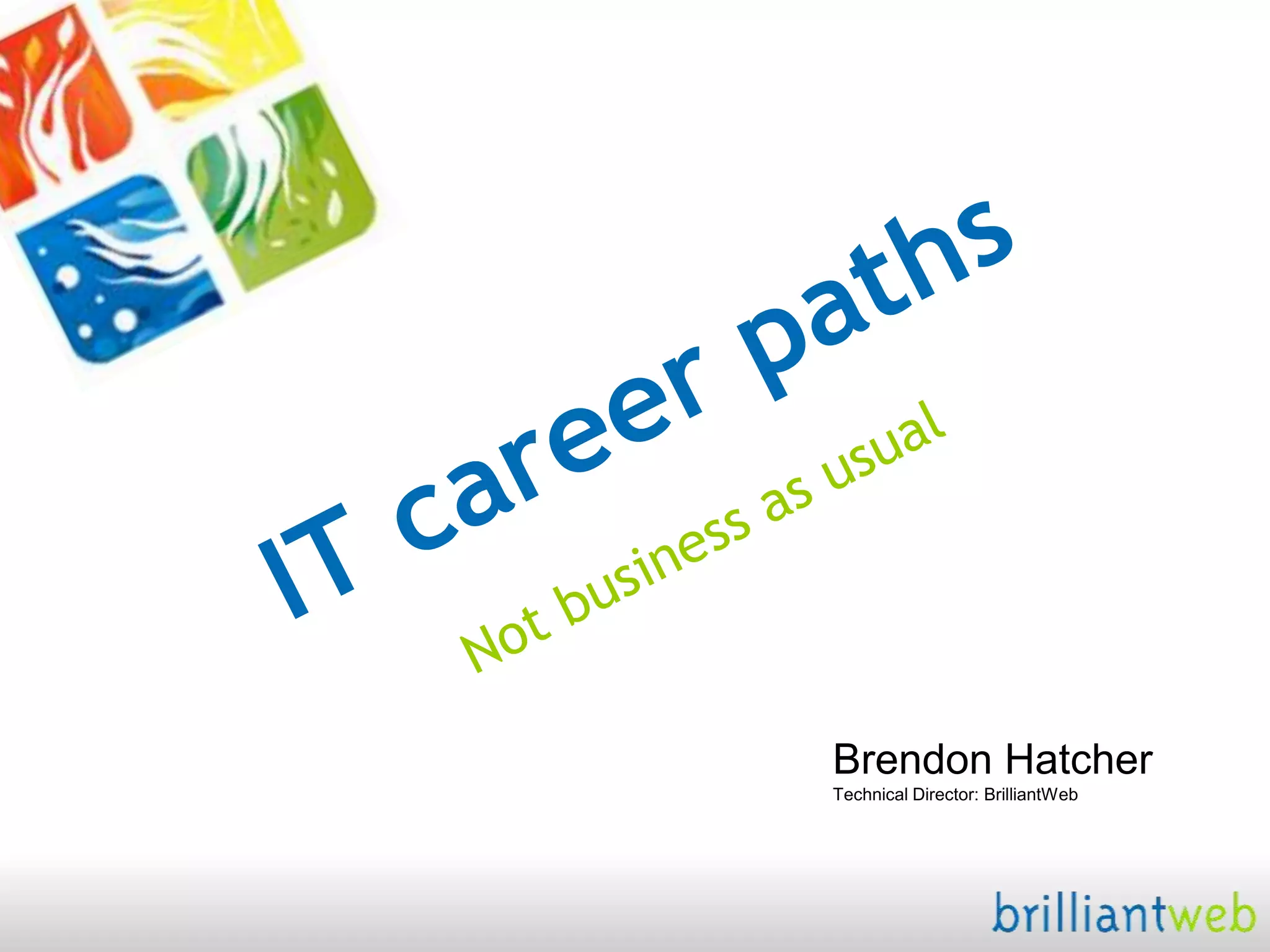 It career paths | PPT
