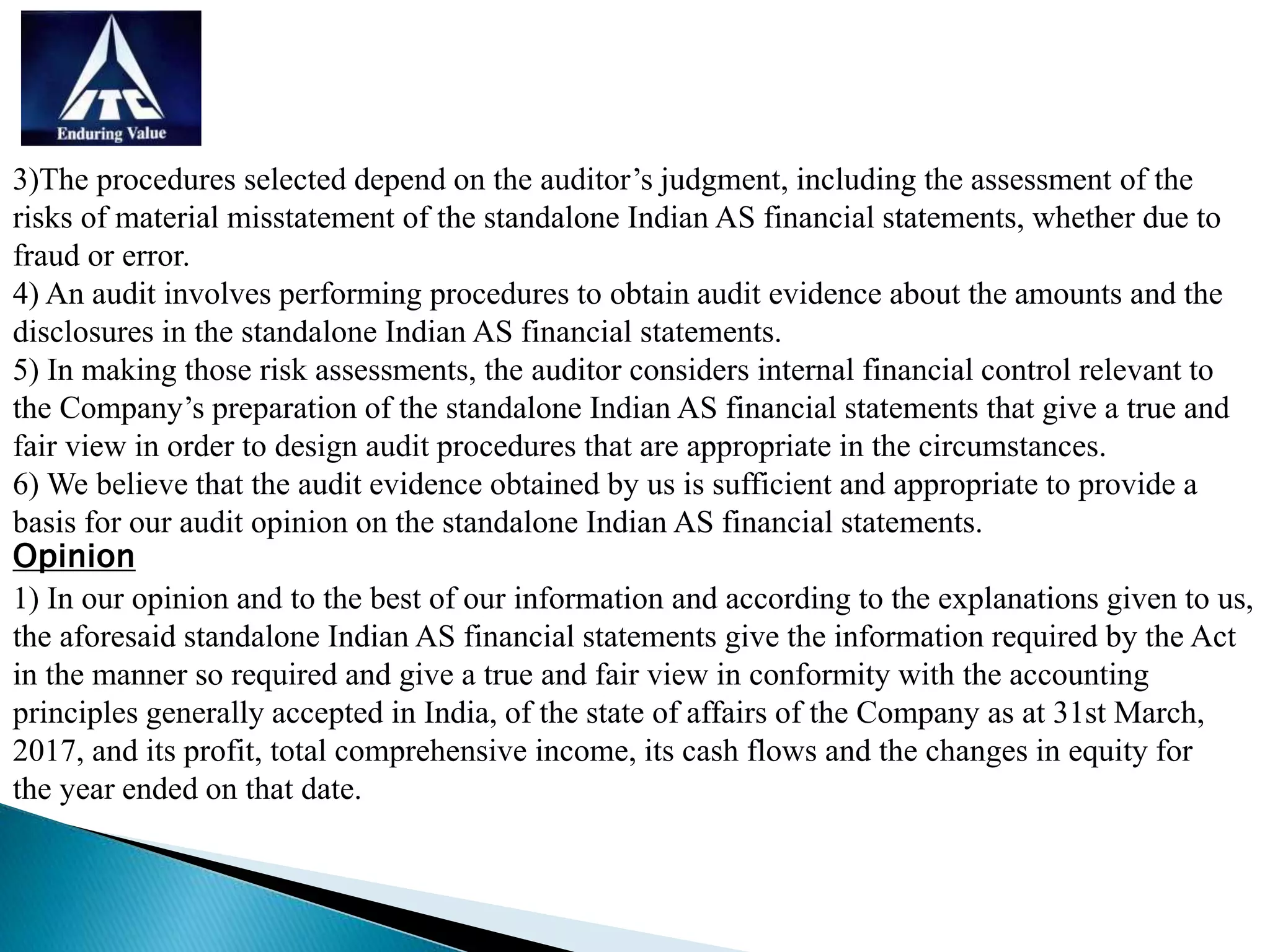 Itc audit report 2018 | PPT