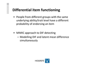 ITC Measurement equivalence | PPT