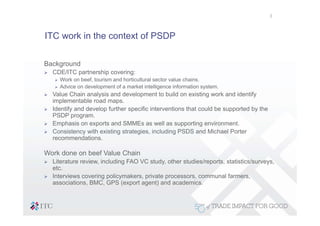 Botswana beef value chain presentation | PDF