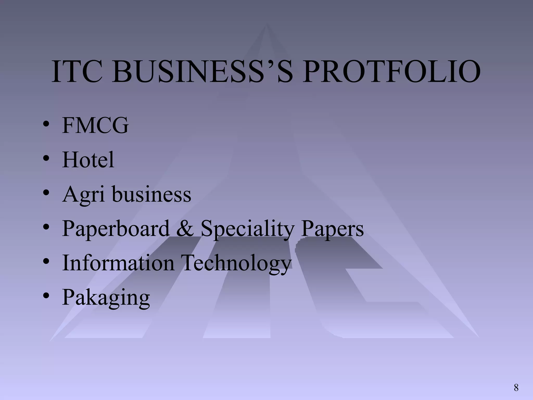 ITC company | PPT