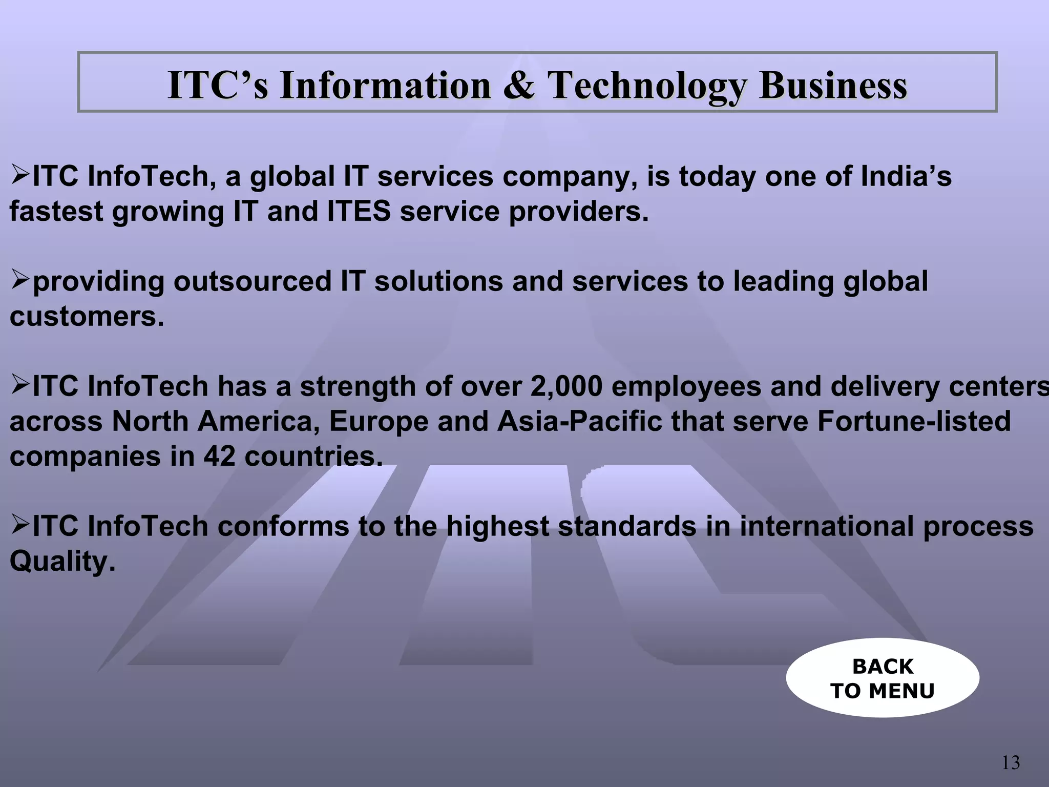 Itc-company profile | PPS
