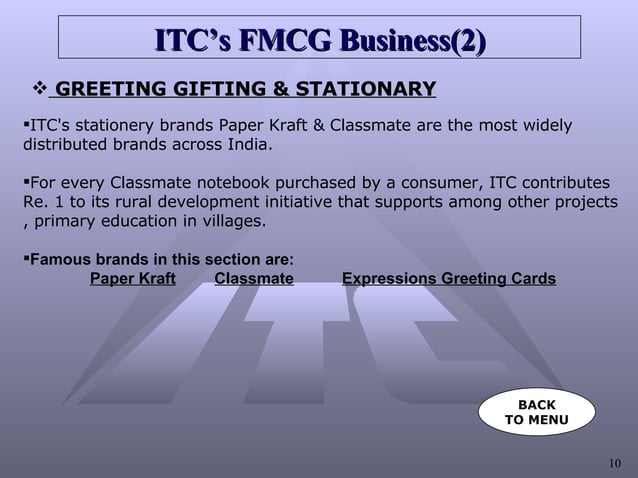 Itc-company profile | PPT