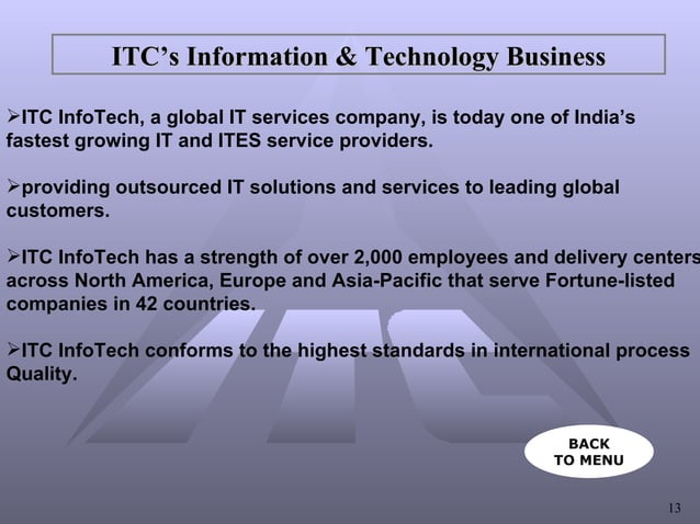 Itc-company profile | PPS | Large Business | Business